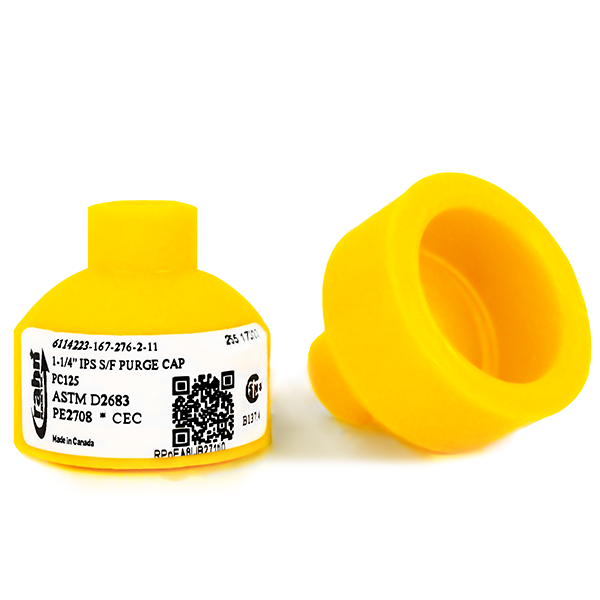 SF IPS PURGE CAP (0.5"CTS PORT) GAS MDPE – Rahn Plastics Inc